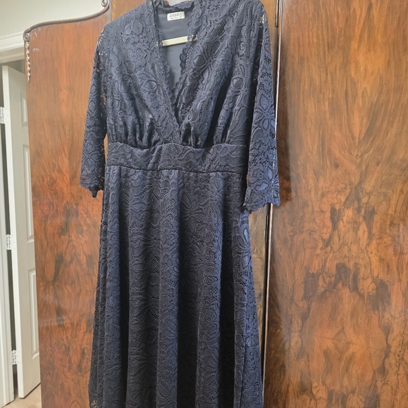 Kiyonna | Dresses | Kiyonna Black Lace Dress | Poshmark